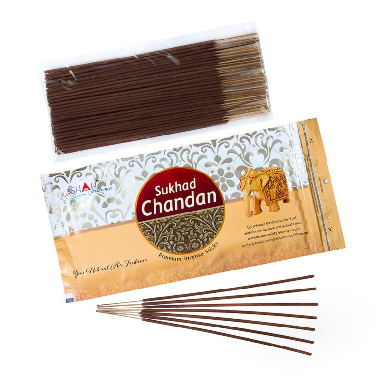 Sukhad Chandan 120 gram Zipper Agarbatti - Shah Fragrances